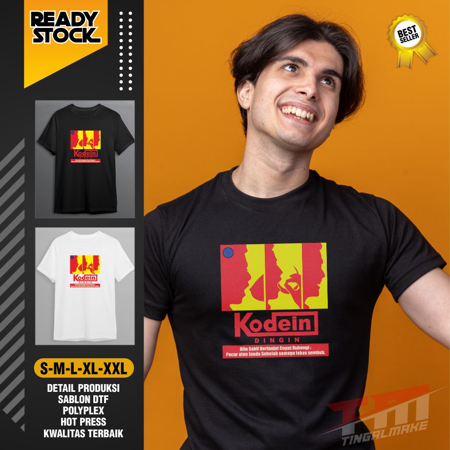 Jual KAOS KODEIN PLESETAN LUCU | KAOS PARODI TERBAIK | SABLON DTF DIGITAL TERBAIK - TINGALMAKE ...