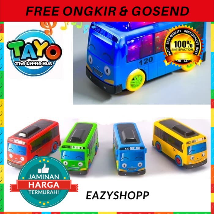 Jual Mainan Anak Mobil Mobilan Bus Tayo Edukasi Lampu Music 1 2 3 4 5 Tahun | Shopee Indonesia