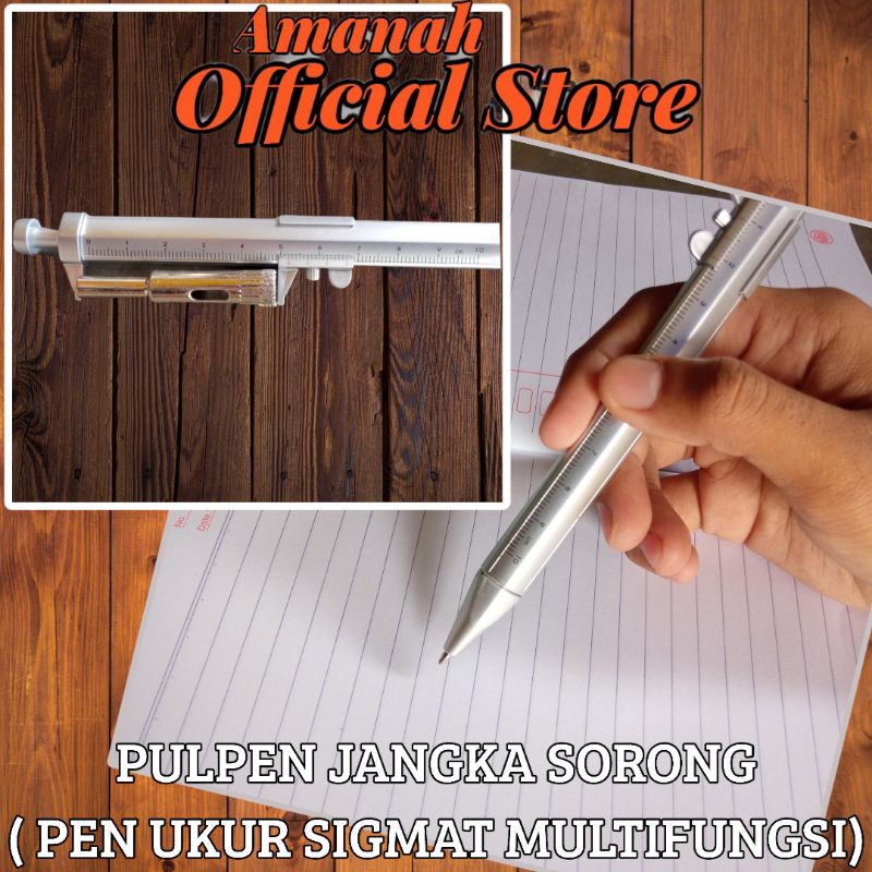 Jual Pen ukur sigmat Ballpoint Multifungsi measuring Tool scale Ruler ...