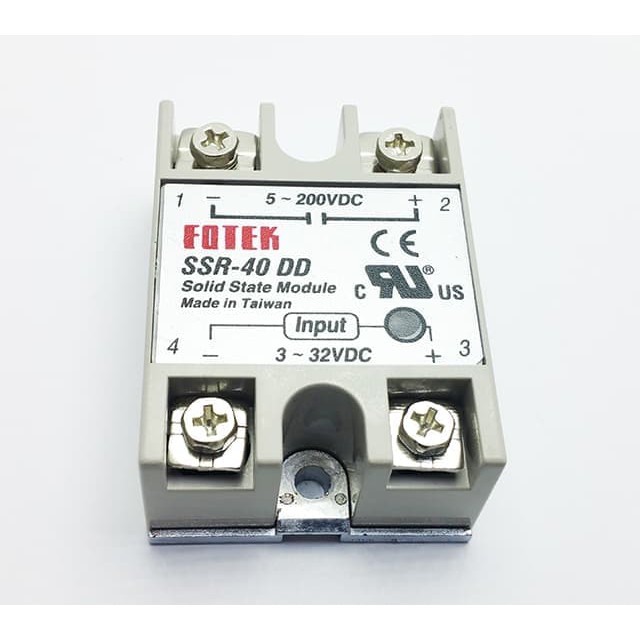 Jual Solid State Relay SSR 40 DD 40DD 40A DC to DC 3-32 Vdc Output 5 ...