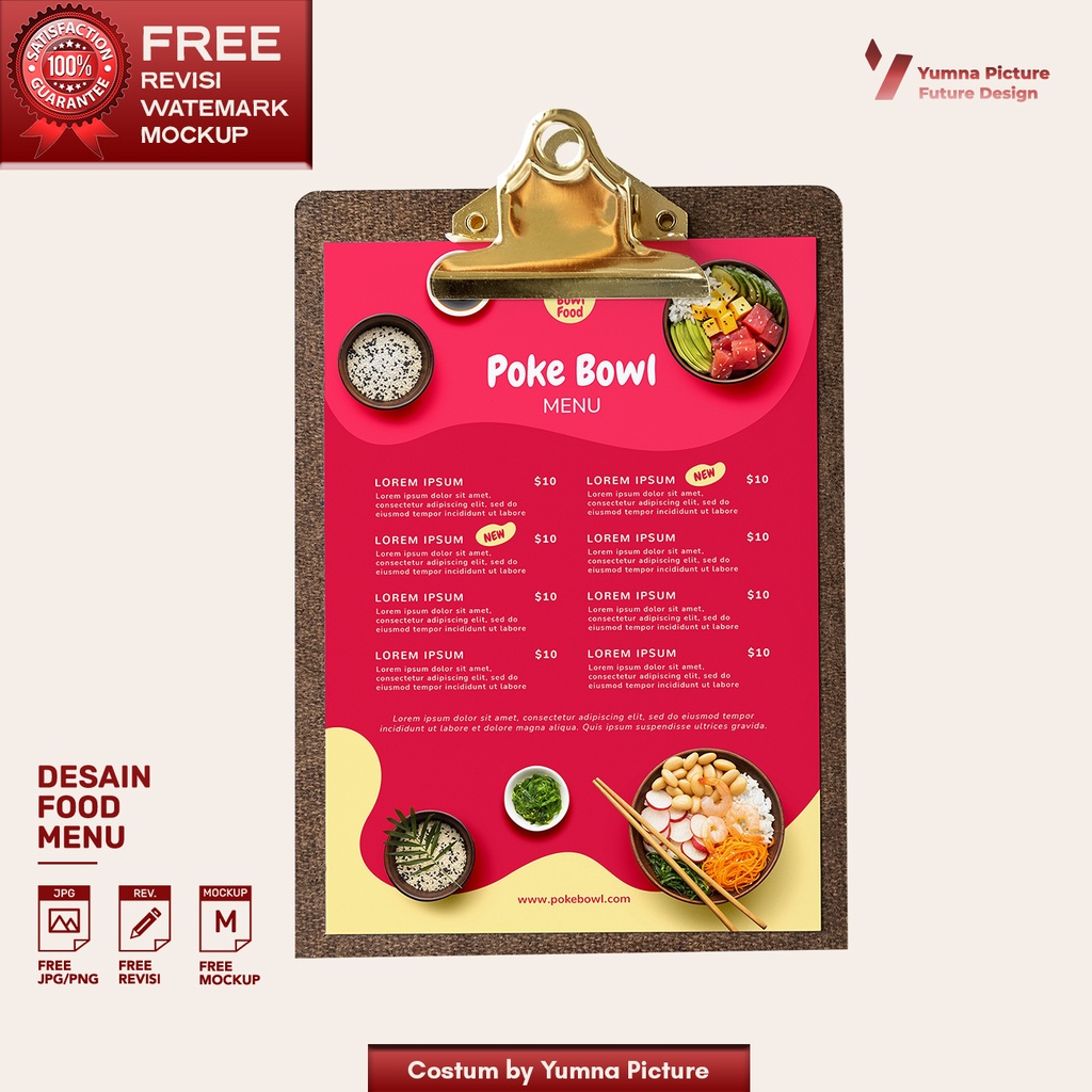 Jual JASA DESAIN MENU MAKANAN/MINUMAN PREMIUM FREE REVISI | Shopee ...