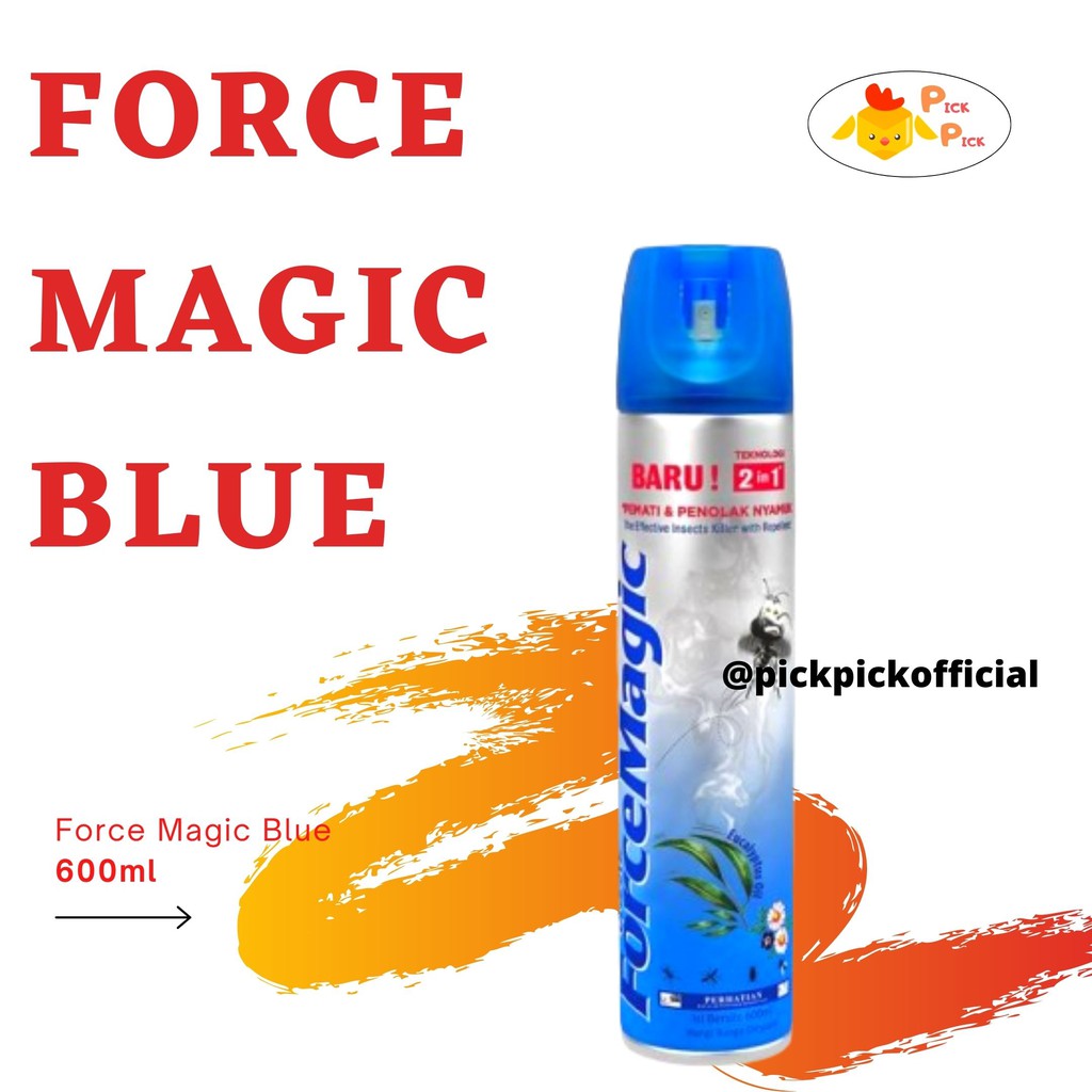 Jual FORCE MAGIC 2 IN 1 BLUE 600M | Shopee Indonesia