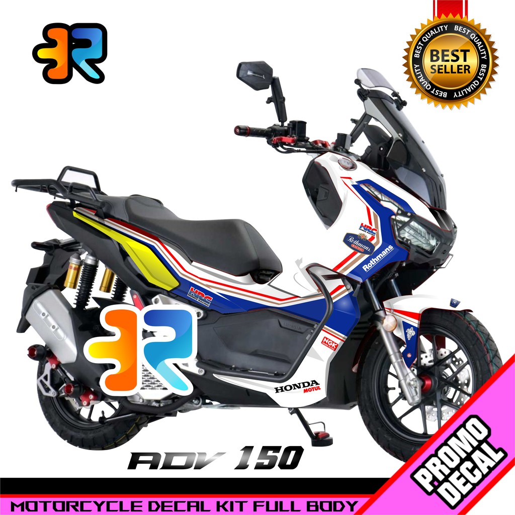 Jual Decal Motor ADV 150 Desain HRC Sticker Decal Full Body | Shopee ...