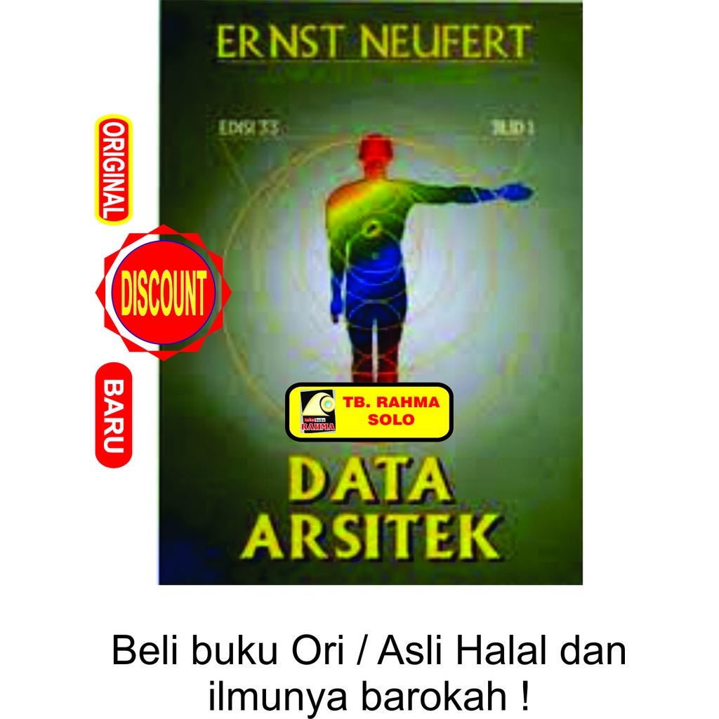 Jual DATA ARSITEK JILID 1 EDISI 33 ERNST NEUFERT Sunarto Tjahjadi ...