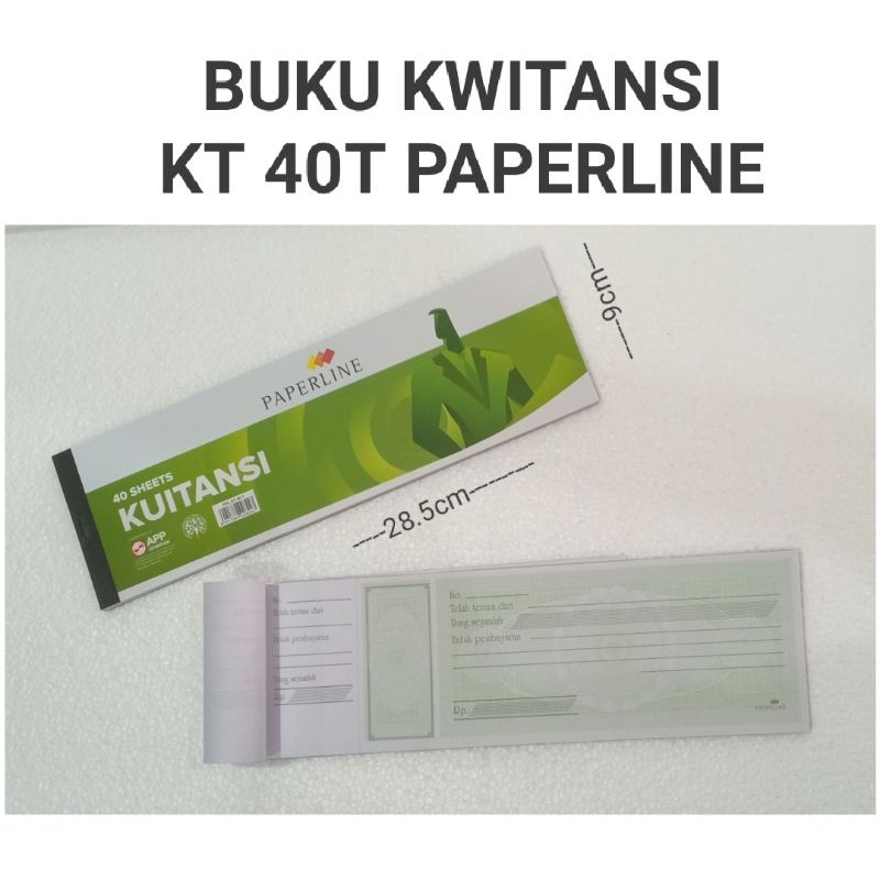 Jual Buku Kwitansi Sedang 40 T Paperline PPL | Shopee Indonesia