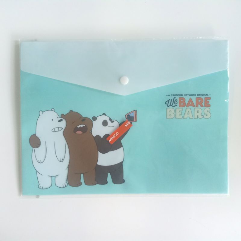 Jual (SIAP KIRIM) FILE FOLDER WE BARE BEARS MINISO | Shopee Indonesia