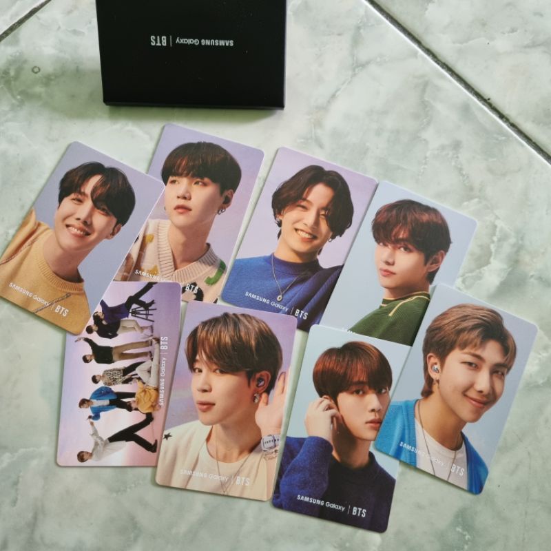 Jual Photocard BTS x SAMSUNG S21 Official Taehyung V Jungkook Jhope Jin Suga Namjoon RM Jimin ...