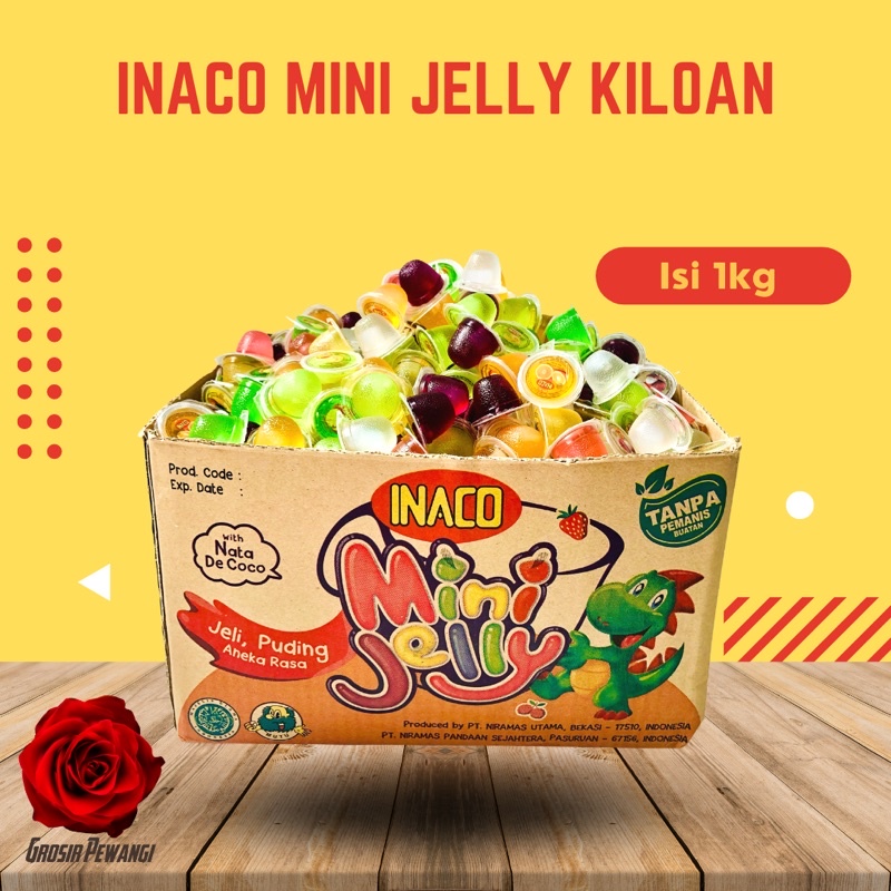 Jual Inaco Jelly Kiloan - Inaco Mini Jelly Curah 1kg | Shopee Indonesia