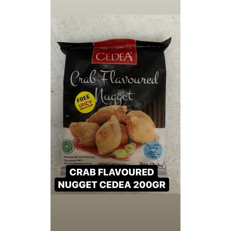 Jual Crab Flavoured Nugget Cedea 200gr | Shopee Indonesia