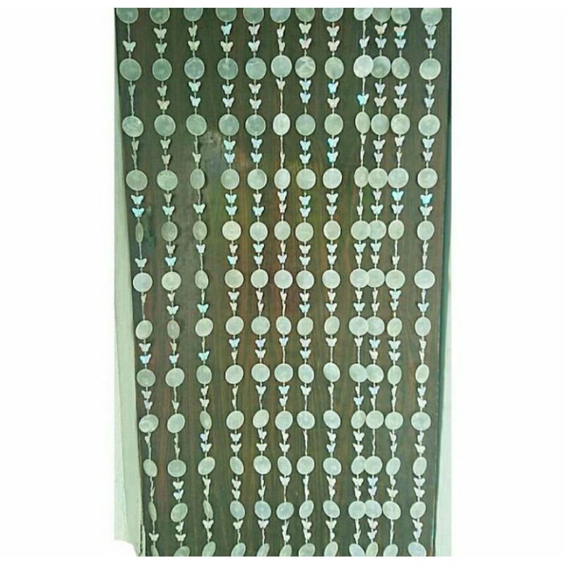 Jual TIRAI KERANG SIMPING CANTIK DAN UNIK BUNYI GEMERINCING | Shopee ...