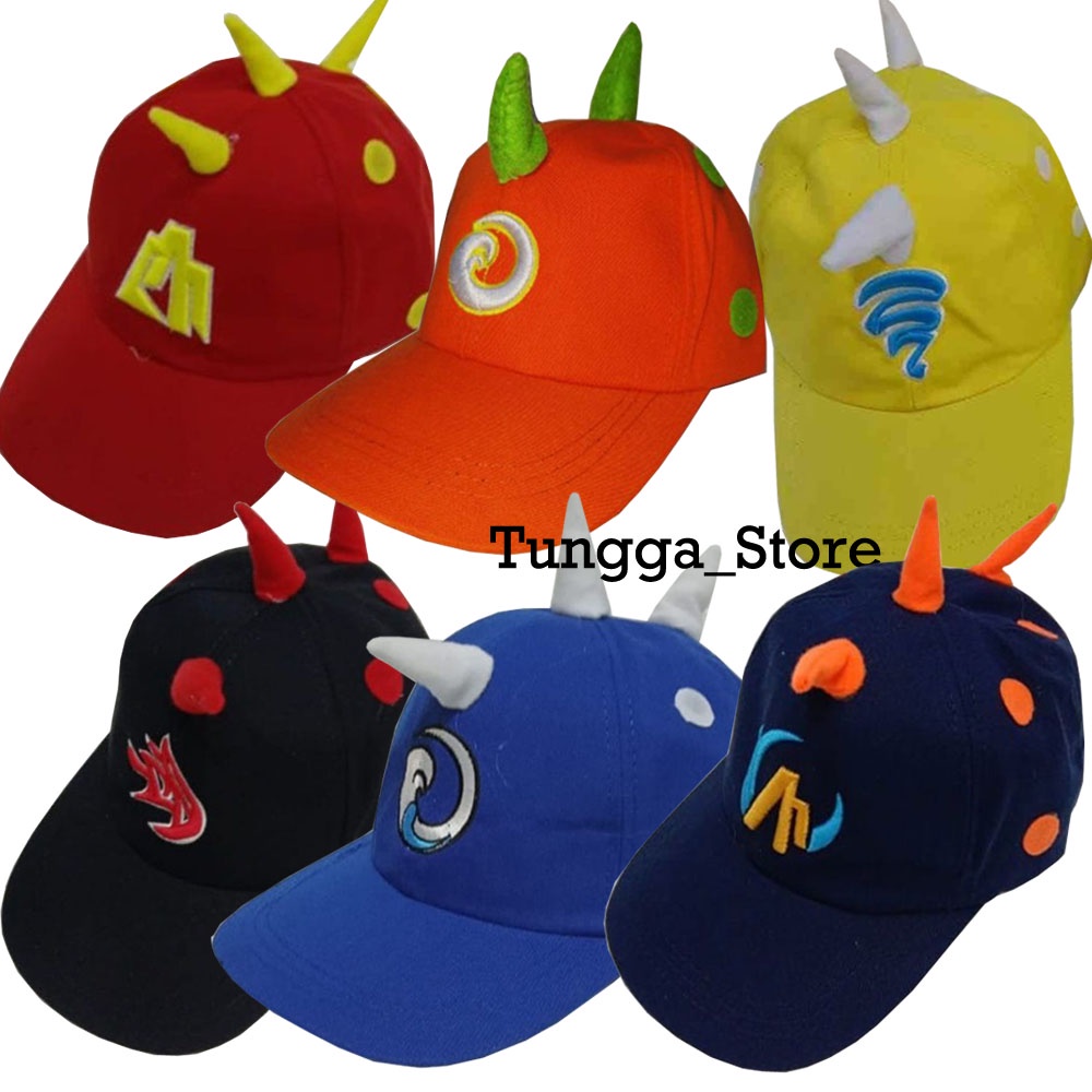 Jual Topi Baseball Anak Model tanduk karakter Boboiboy | Shopee Indonesia