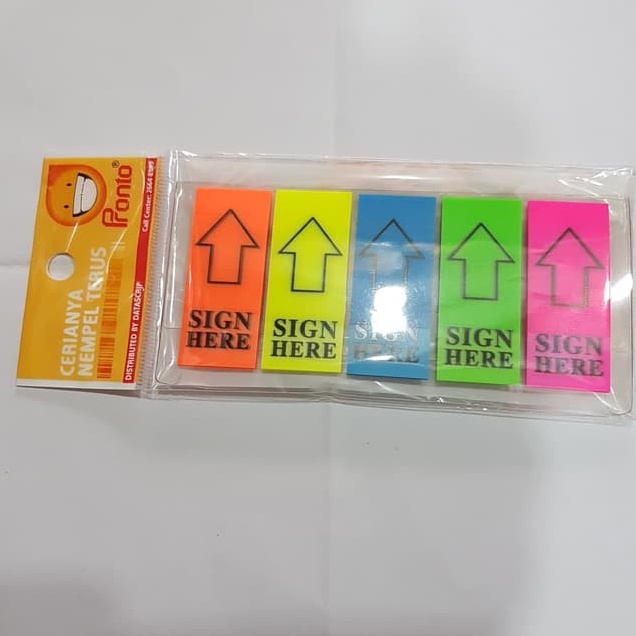 Jual Post it flag Sign Here pronto | Shopee Indonesia