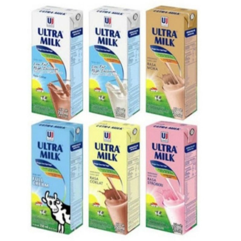 Jual Ultra Milk 250ml (all varian) | Shopee Indonesia