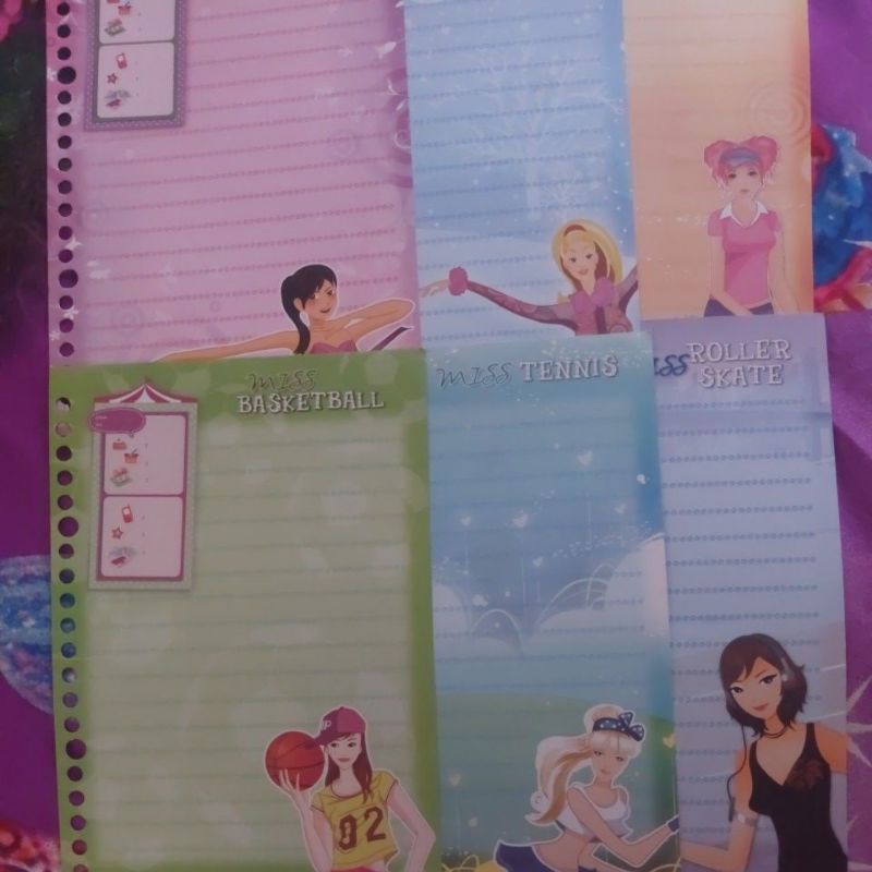 Jual Harvest langka limited edition MISS SPORT loose leaf (isian binder ...