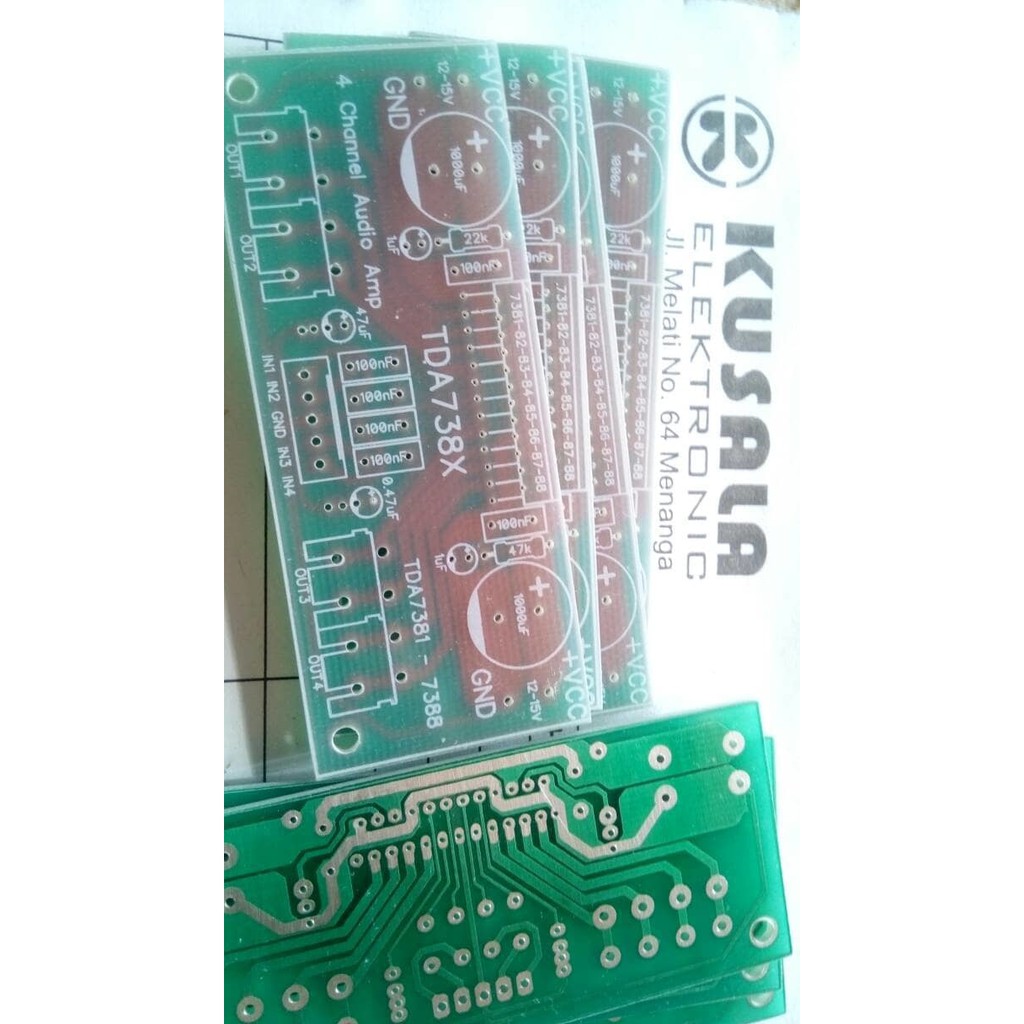 Jual PCB TDA7386 4 Channel Audio Amplifier | Shopee Indonesia