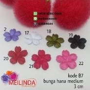 Jual Kode: B7 kelopak Bunga hana tanggung Size 3 cm Price: Rp. 15.000 ...