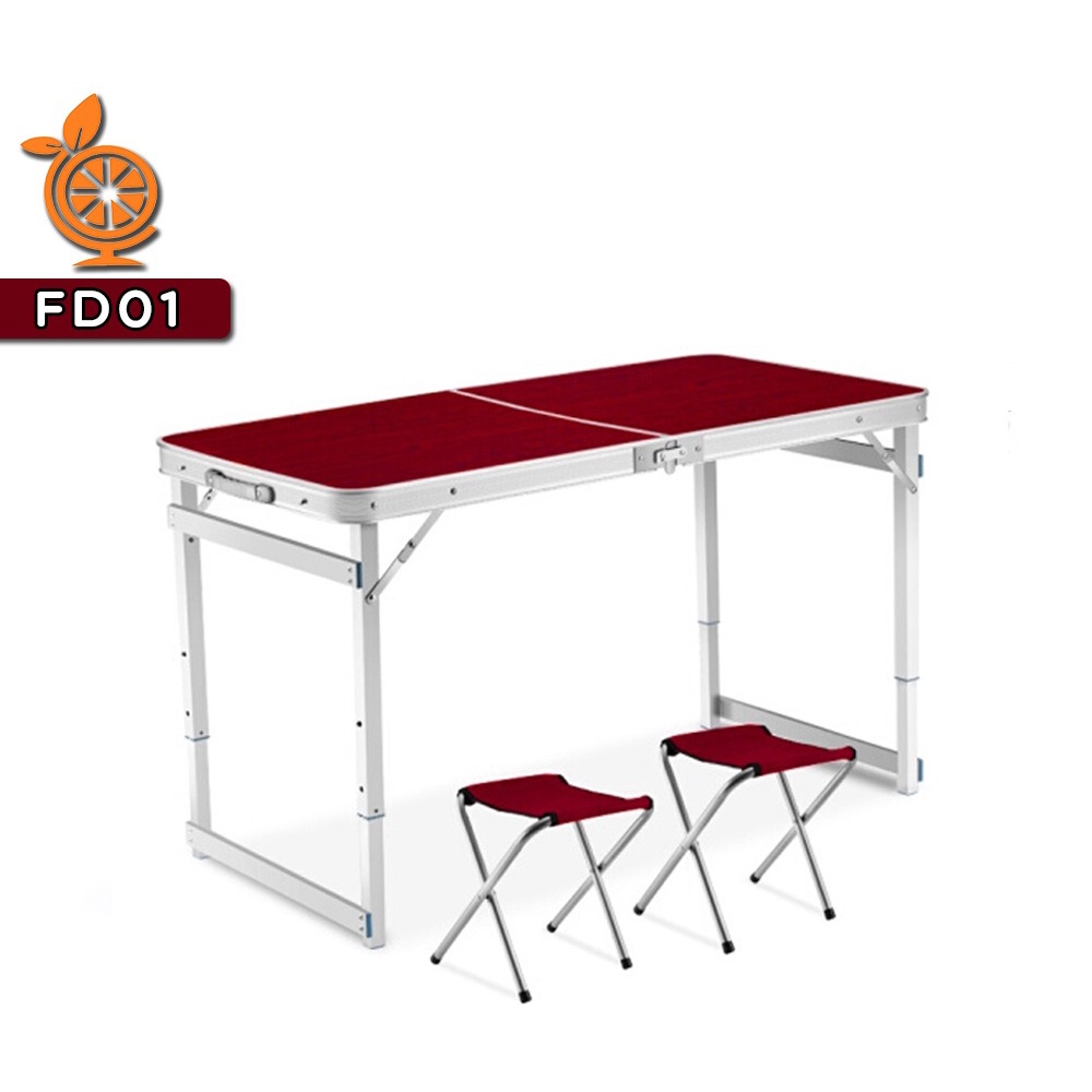 Jual Orange Meja Lipat portable Meja Koper meja makan lesehan meja ...