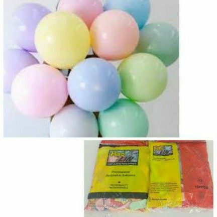 Jual Balon pastel pack isi 100pcs (campur warna dalam 1 pack)/PR347 ...
