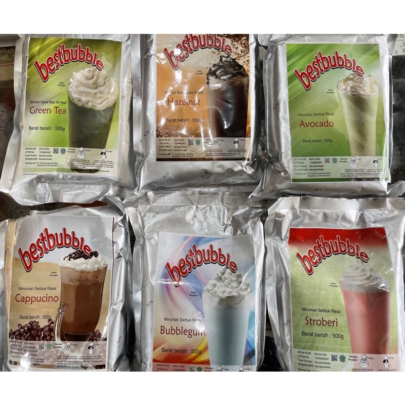 Jual Best Bubble Powder / Bestbubble / 500g minuman bubuk boba drink ...