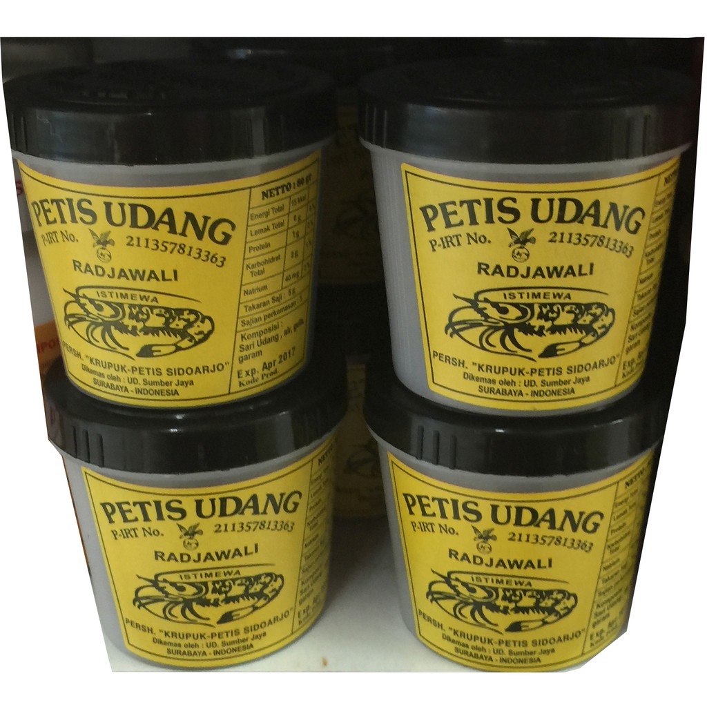 Jual PETIS UDANG SUPER | PETIS ISTIMEWA | PETIS ASLI SIDOARJO CAP RADJAWALI KEMASAN CUP ENAK ...