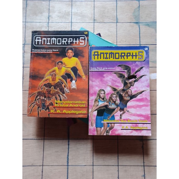 Jual Buku Set 2s Cerita Misteri ANIMORPHS No. 10&17 Menyelamatkan ...