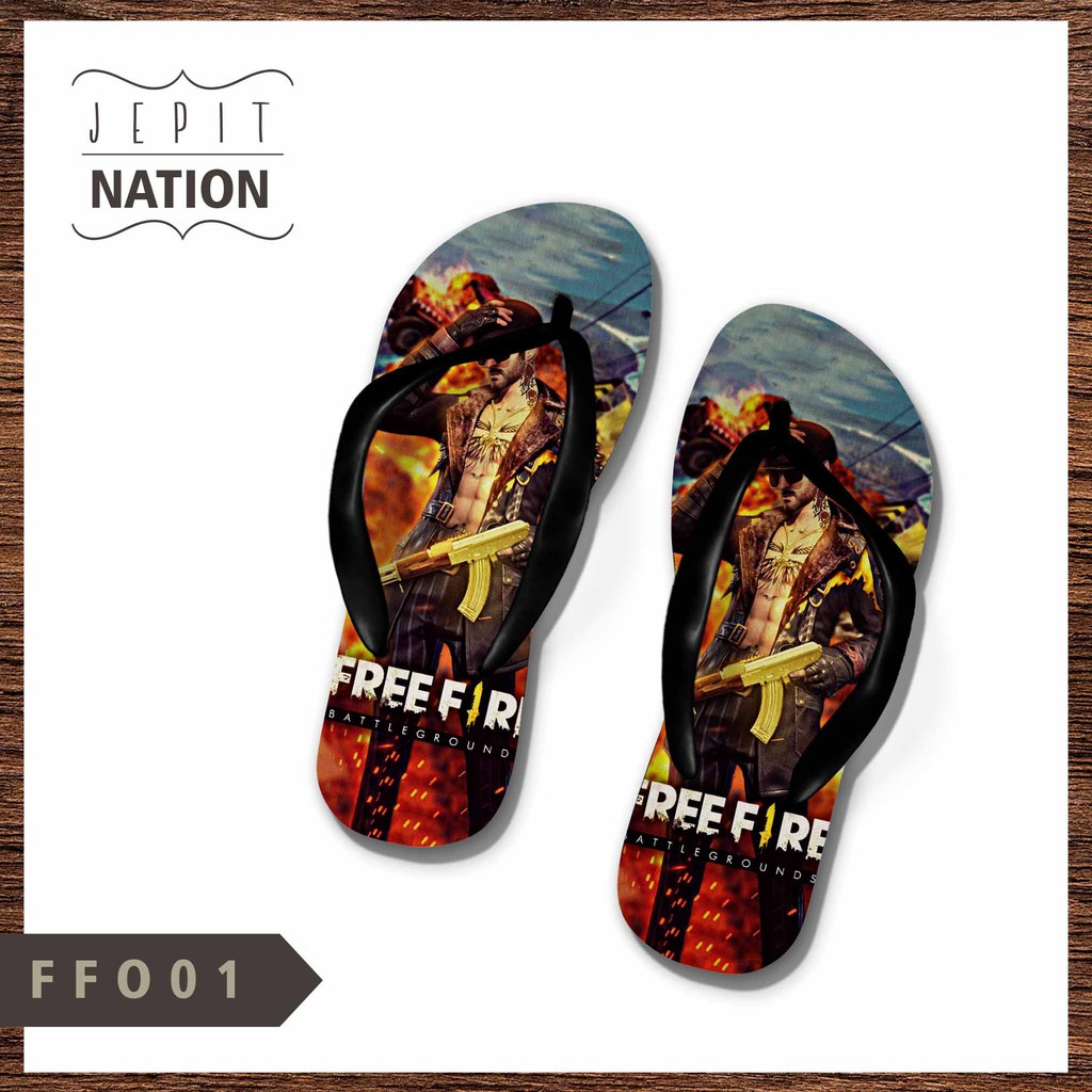 Jual Sendal Free Fire Game Sendal jepit cewe cewek sandal murah flip ...