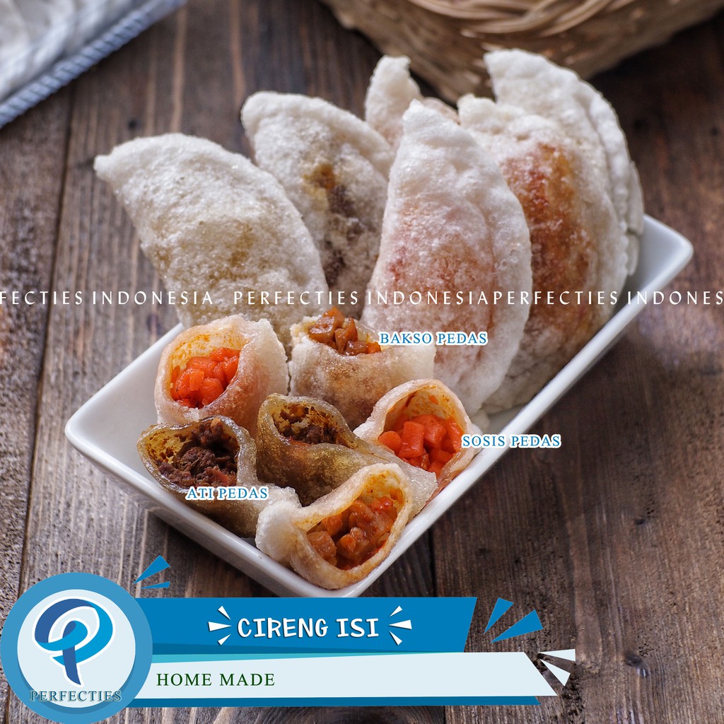 Jual Cireng Isi Ayam / Usus / Bakso / Sosis Pedas Mercon Original ...
