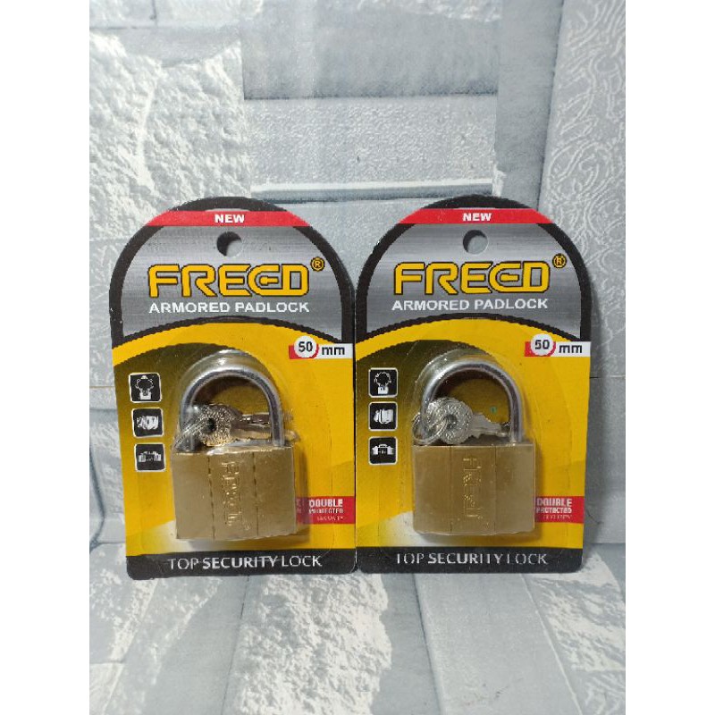 Jual Gembok Rumah Kamar Security Lock Gembok Besi Ukuran 50mm | Shopee ...