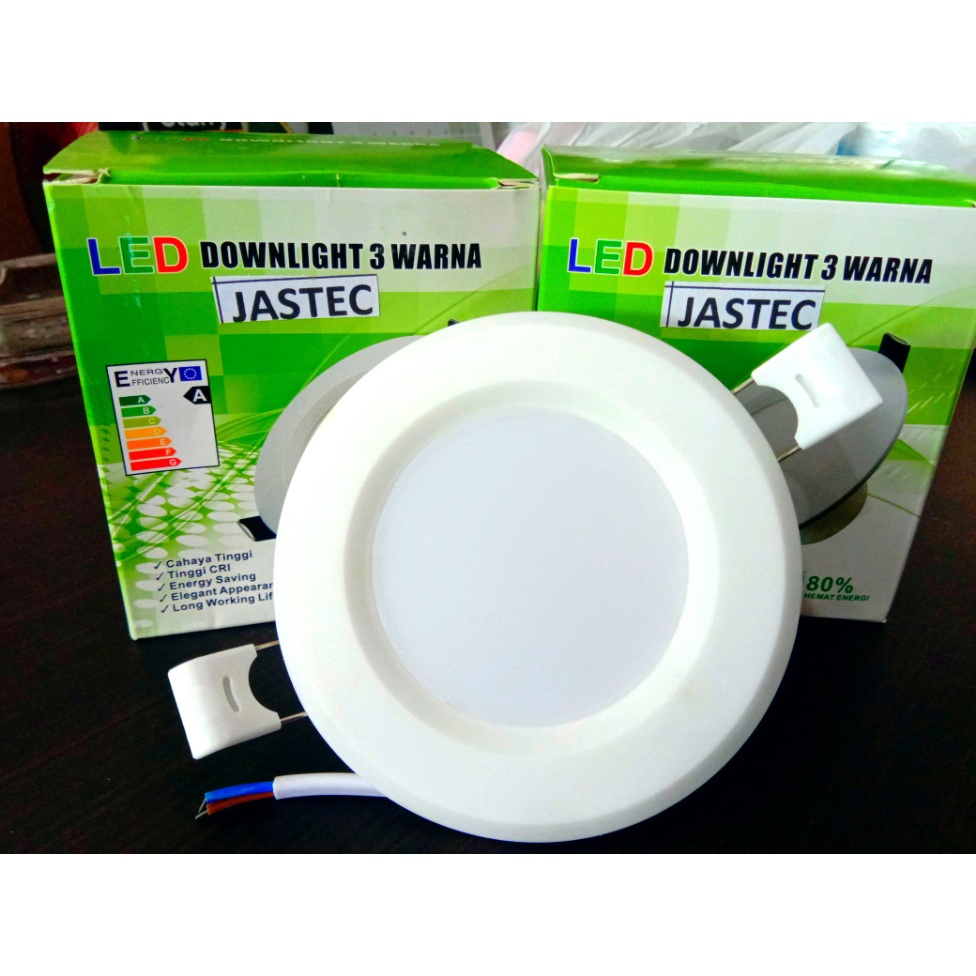 Jual LAMPU DOWNLIGHT JASTEC 3 WARNA 6W 2.5" | Shopee Indonesia
