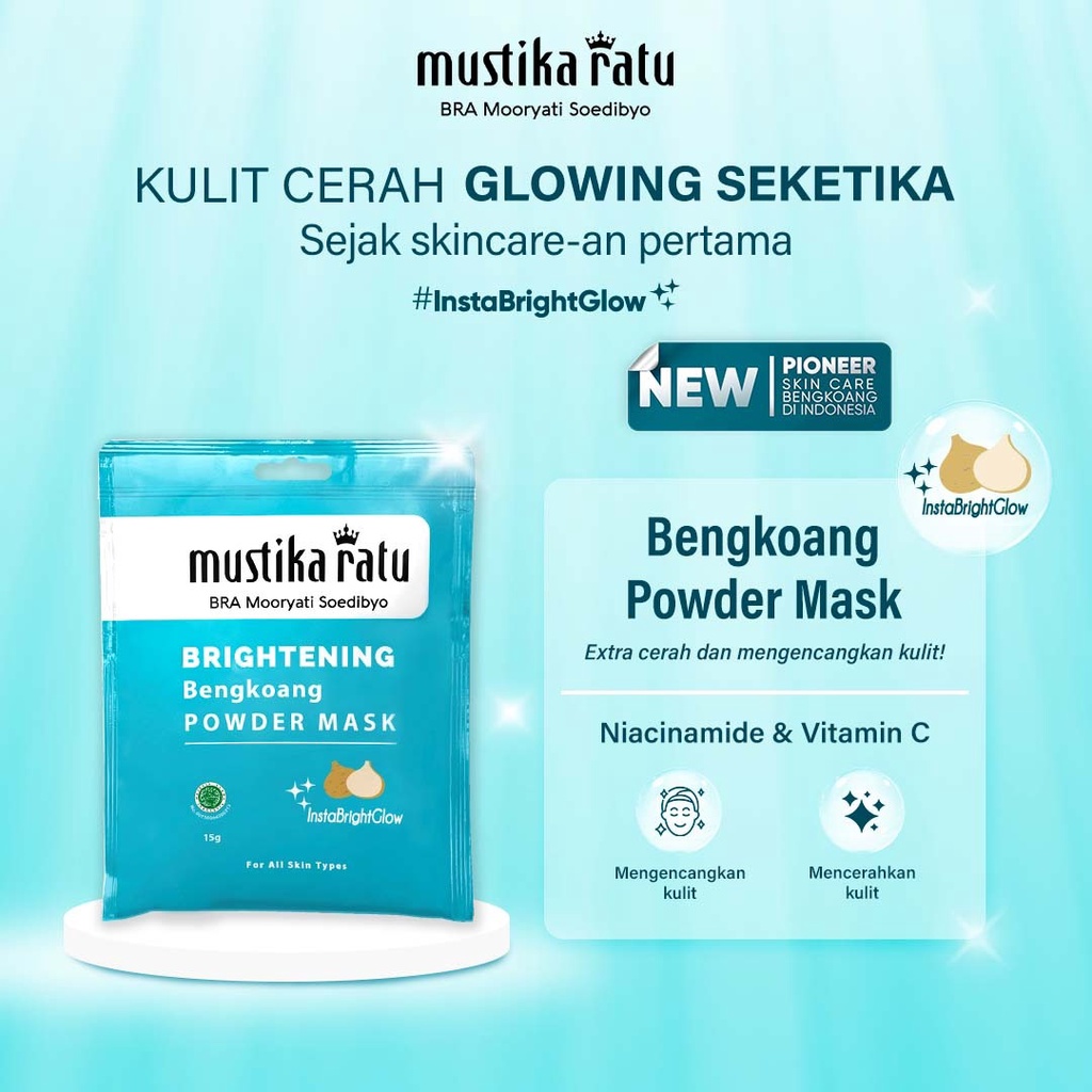 Jual Mustika Ratu Brightening Bengkoang Powder Mask | Shopee Indonesia