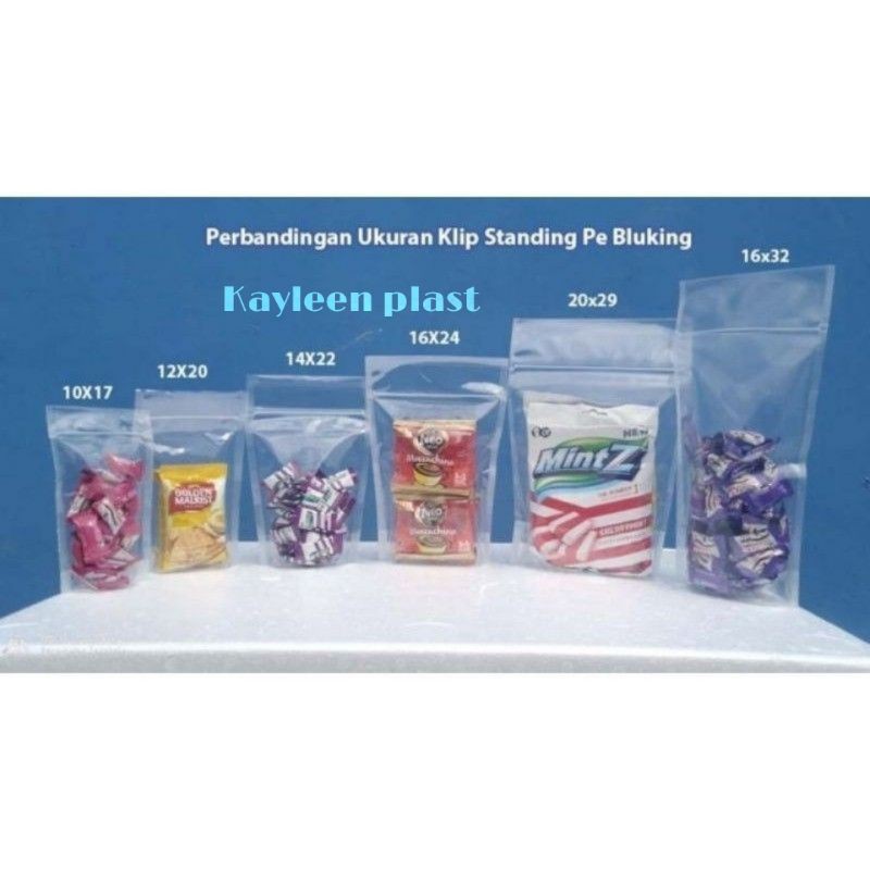 Jual Standing Pouch / Plastik kemasan snack / Plastik Klip Berdiri ...