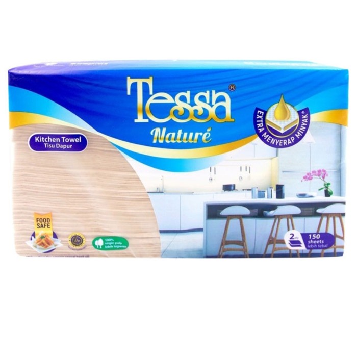 Jual 1 PCS Tissue Tessa Hand Towel nature /Tisu dapur Pengesat 150 ...