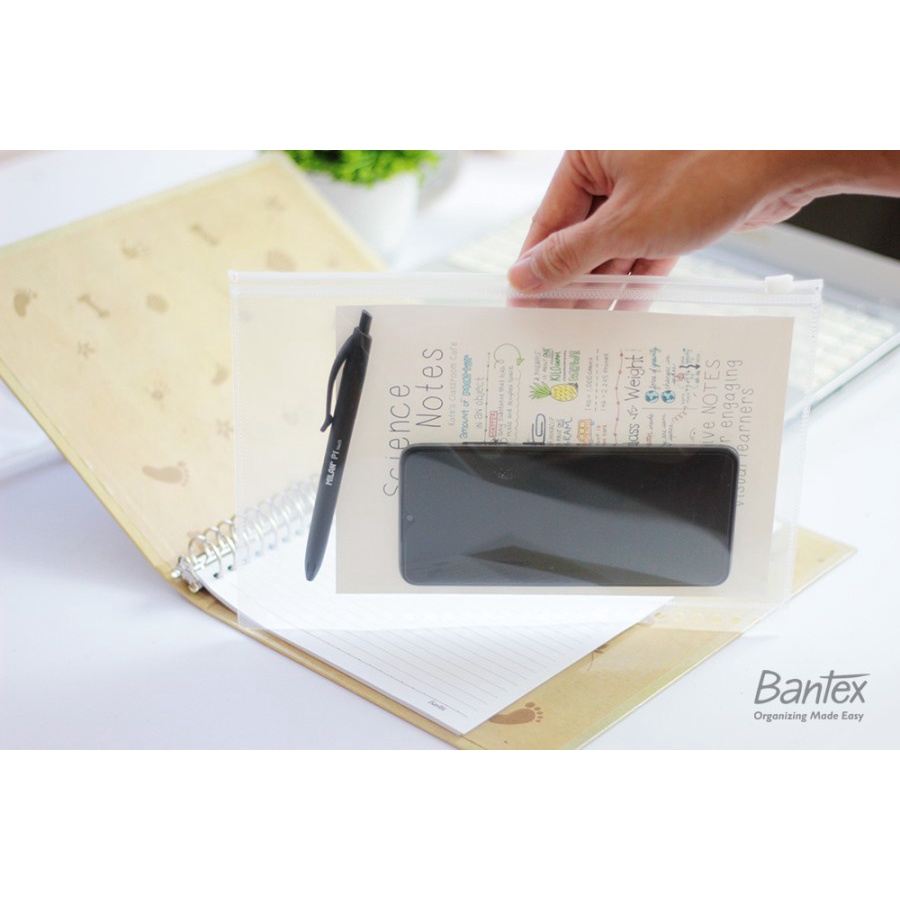 Jual Zip Pocket Multi Holes Bantex PP A5 / B5 | Shopee Indonesia