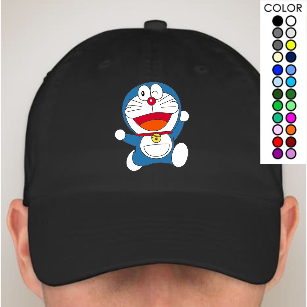 Jual GENOS TOPI BASEBALL CAPS 24T DORAEMON | CUSTOM | SABLON | TOPI ...