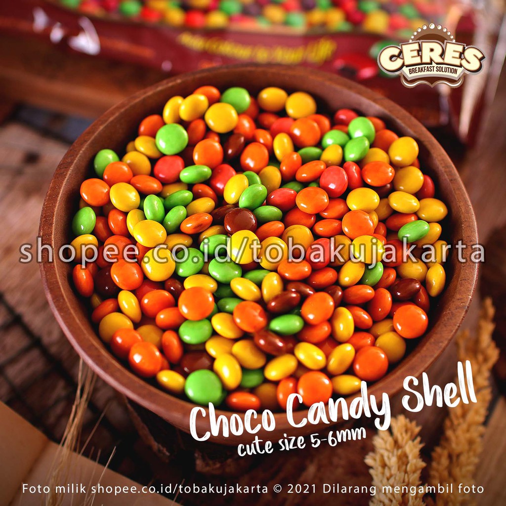 Jual CERES Baking Heritage Chocolate with Candy Shell 100gr Choco Chips ...