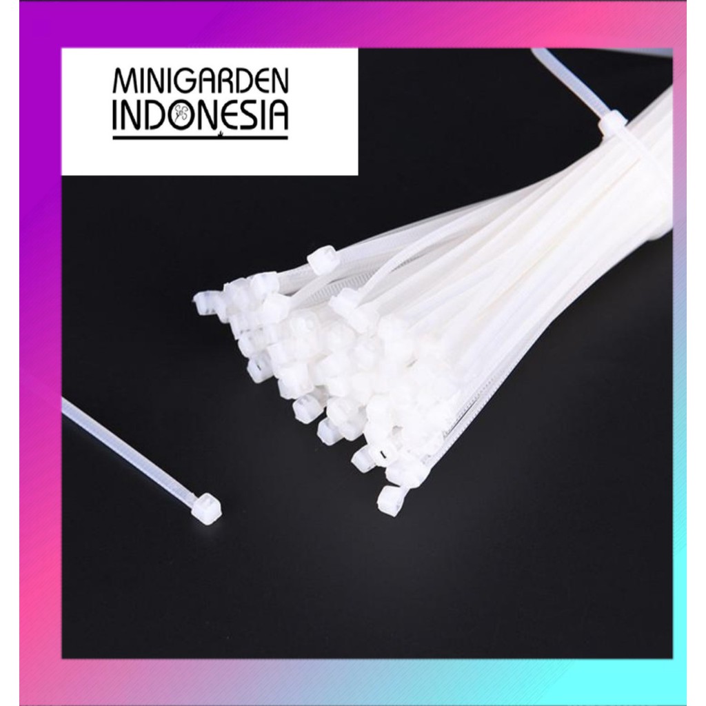 Jual PACK CABLE TIES 10CM 15CM 20CM 25CM cabel tis tali serut pengikat ...