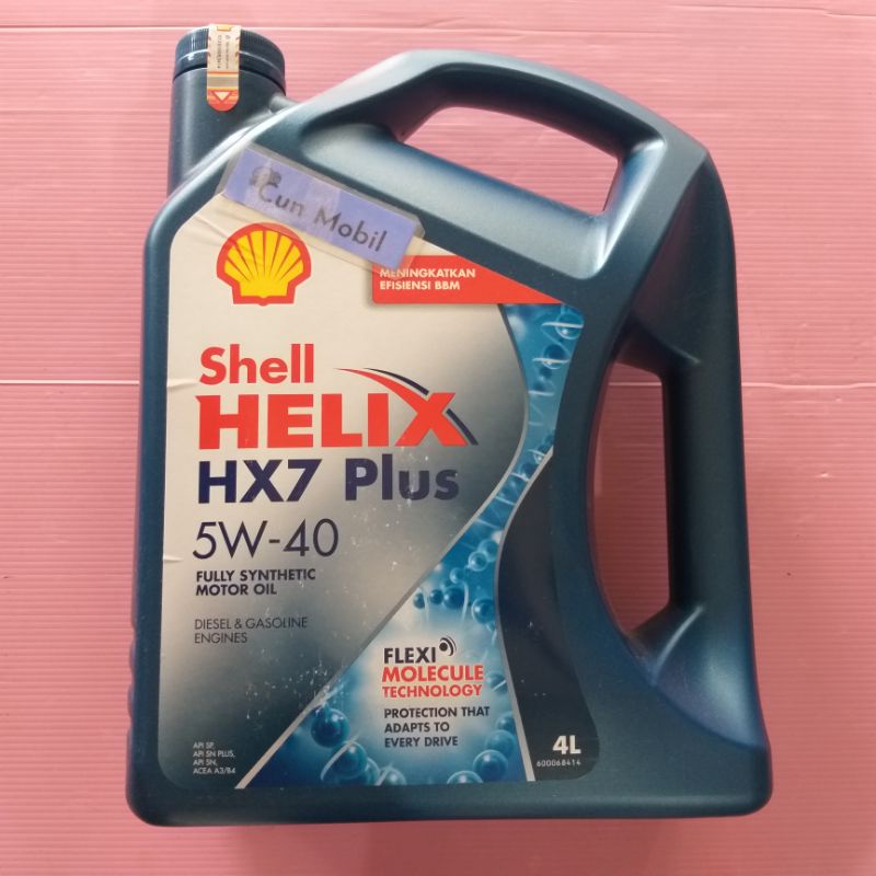 Jual Oli Mesin Shell Helix HX7 5W-40 API SN PLUS 4 Liter New Generation | Shopee Indonesia