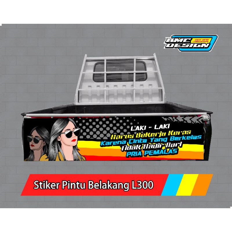 Jual stiker pintu belakang L300 dan All pick up | Shopee Indonesia