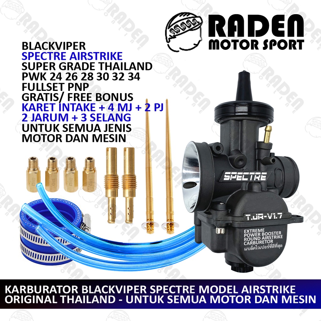 Jual (BISA COD) KARBURATOR CPO N CPO-N PWK 24 26 28 30 32 34 BLACKVIPER SPECTRE FULL LENGKAP CPO ...