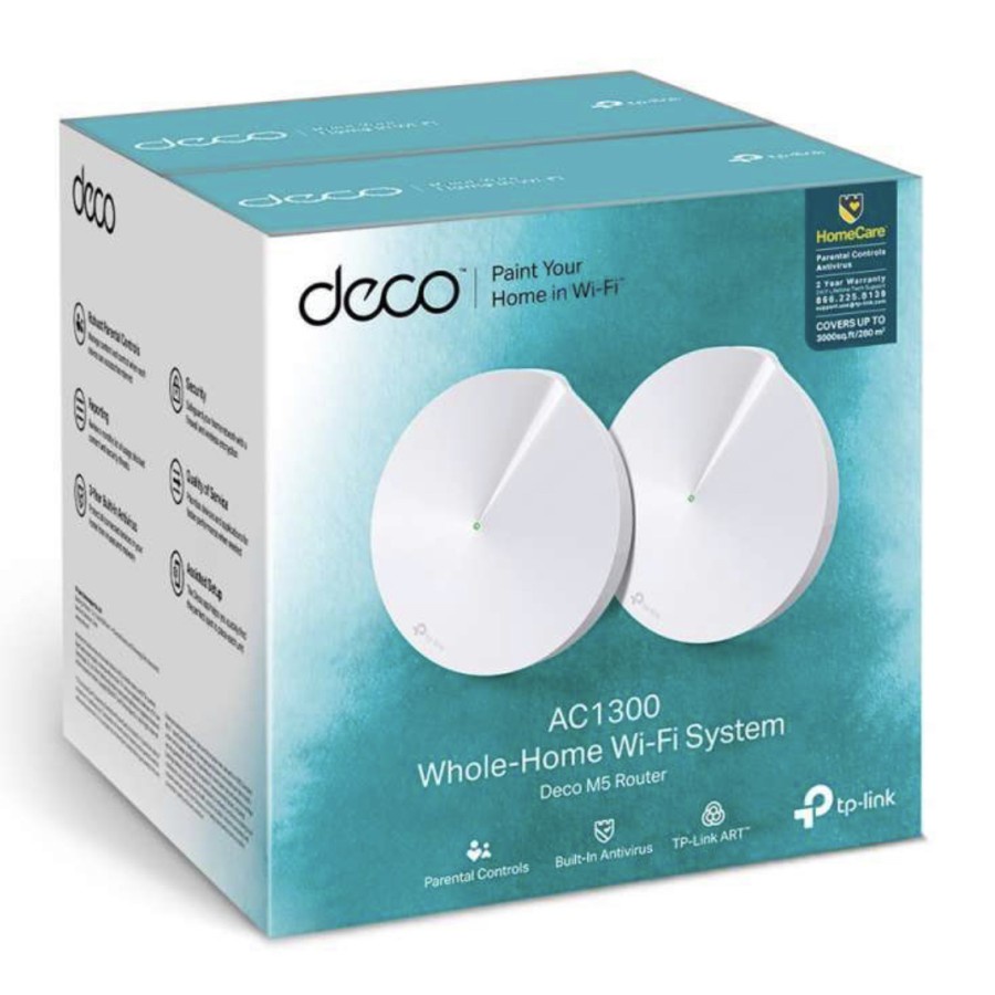 Jual Tp-link Deco M5(2-pack) AC1300 Whole Home Mesh Wi-Fi System ...