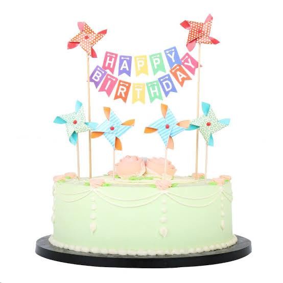 Jual CAKE TOPPER DEKORASI BENDERA HAPPY BIRTHDAY FLAG HIASAN KUE ULANG ...