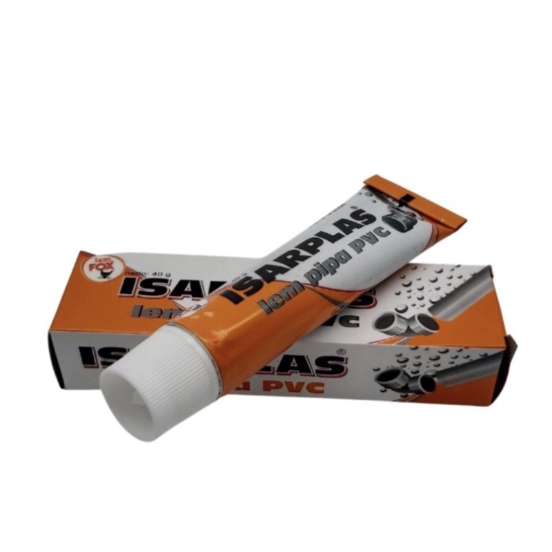 Jual ISARPLAS Lem pipa pvc odol 45gr paralon tube plast glue pipe ...