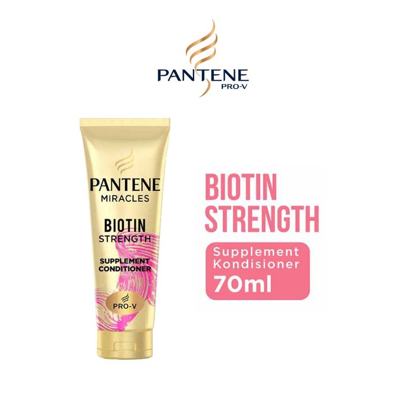 Jual Pantene Biotin Strength Conditioner Kondisioner 70ml | Shopee Indonesia