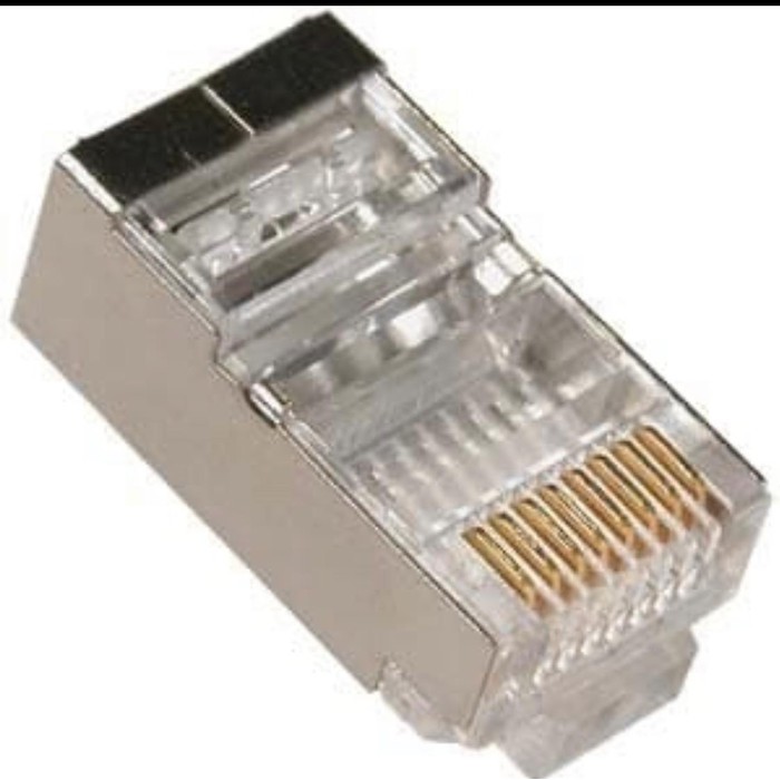 Jual Konektor RJ45 Besi cat6 - isi 50 pcs | Shopee Indonesia