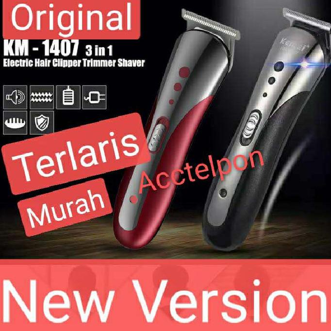 Jual Mesin Cukur Kemei Km-1407 Clipper 3 In1 Alat Cukur Rambut Charger | Shopee Indonesia