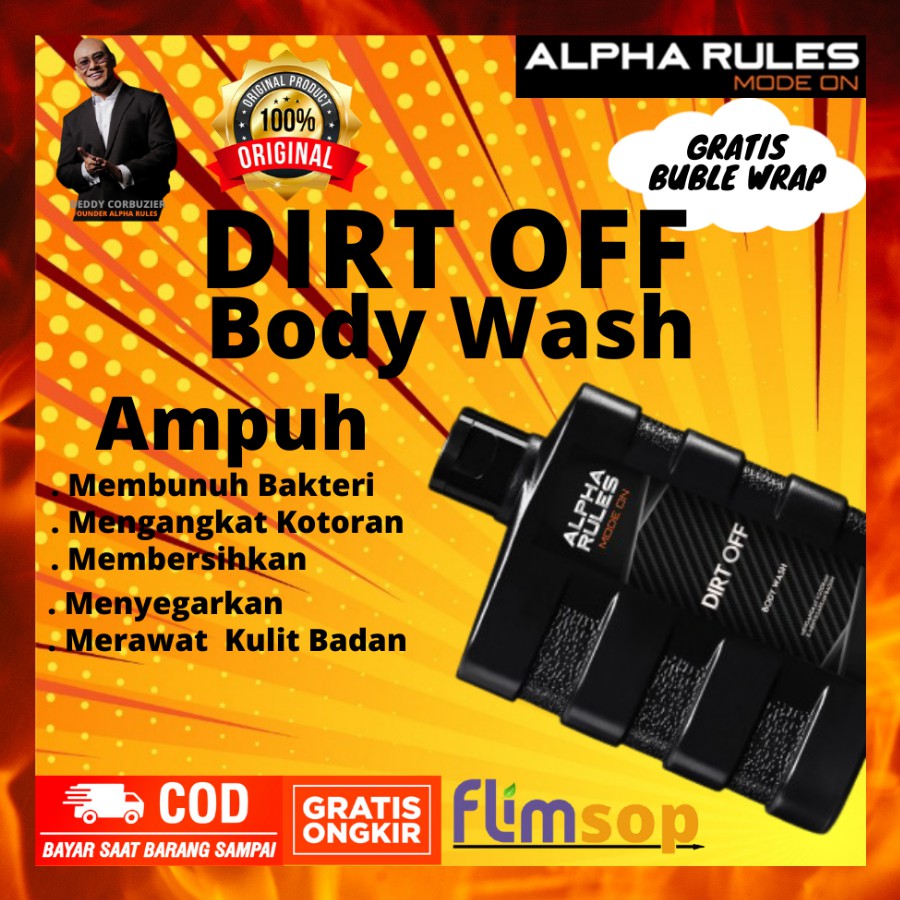 Jual Sabun mandi Alpha Rules Dirt Off - Body Wash 250 ml | Shopee Indonesia