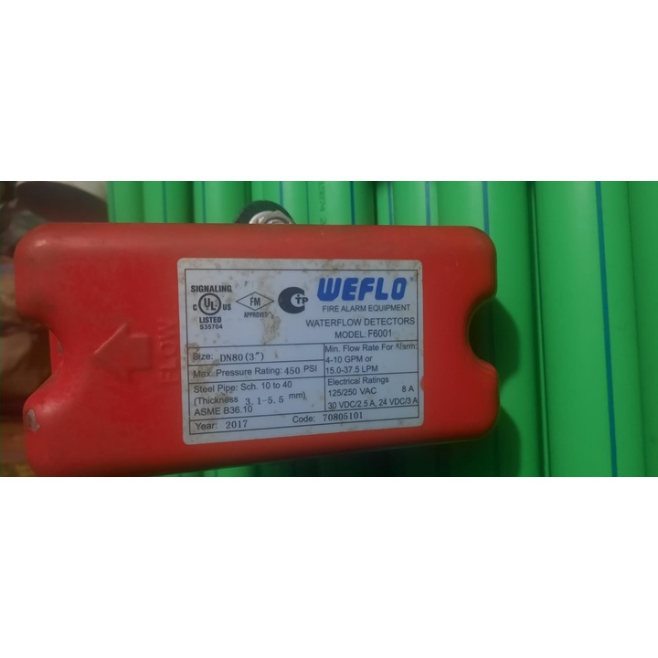 Jual Flow Switch 3" DN80 / Flow Switch DN80 3" / Flow Switch 3 Inch ...
