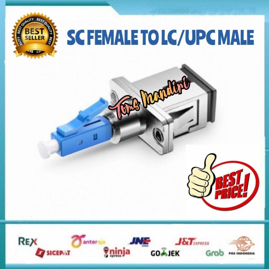 Jual Hybrid Adapter SC Female to LC/UPC Male Metal Zinc Alumunium | Shopee Indonesia