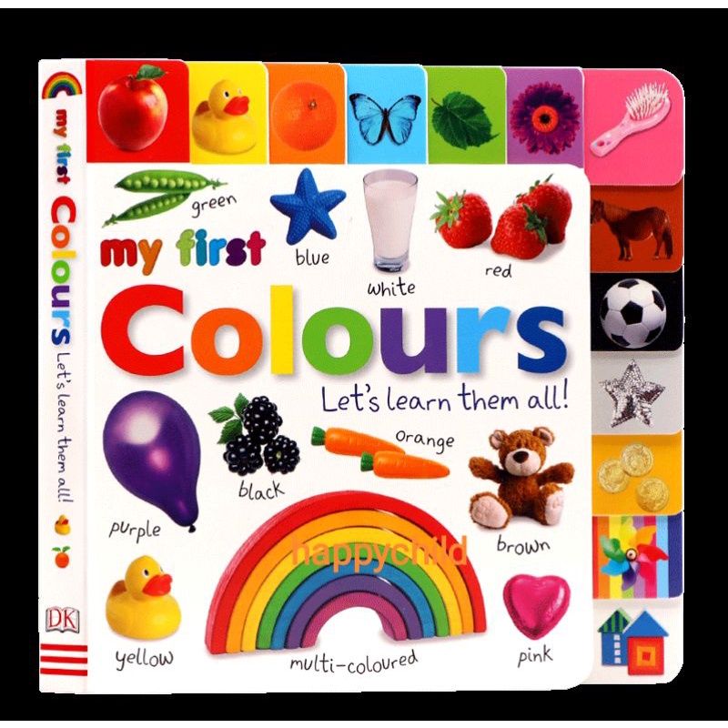 Jual Original DK my first colours let's learn them all buku anak board ...