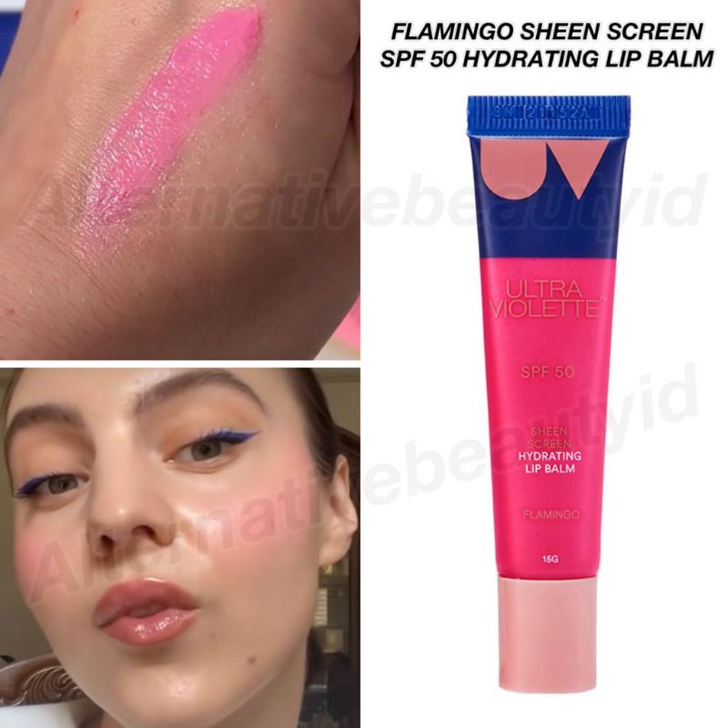Jual Ultra Violette Sheen Screen Hydrating Lip Balm Spf 50 Flamingo Full Size 15gr Shopee